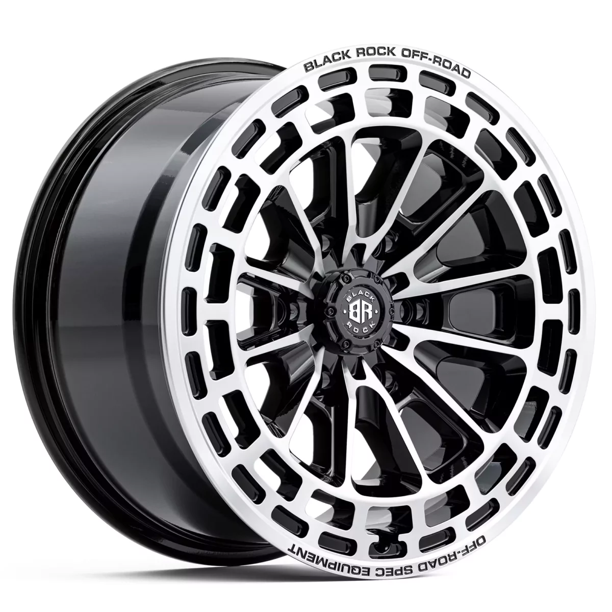 4X4 WHEELS BLACK ROCK VORTEX BLACK MACHINED 17X8.5 6X139.7 RIMS