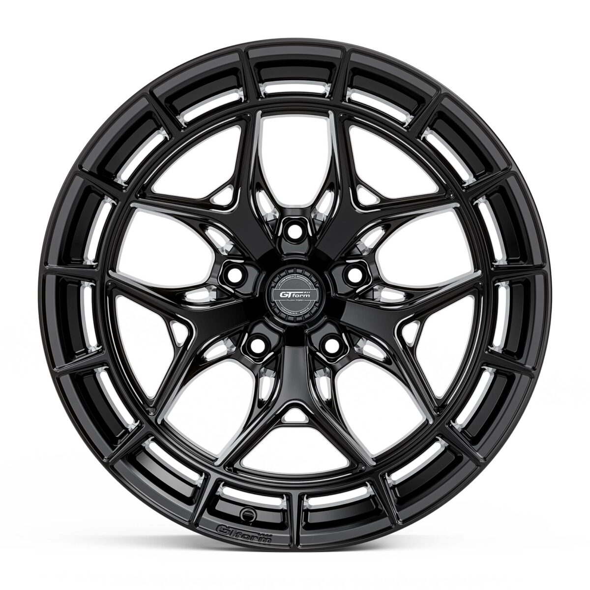 GT FORM GFS10 GLOSS BLACK 20X10 5X139.7 WHEEL - CNC Wheels