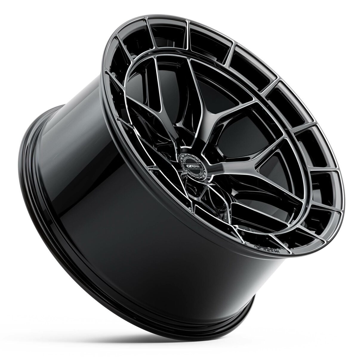 GT FORM GFS10 GLOSS BLACK MILLED 20X10 5X135 WHEEL - CNC Wheels