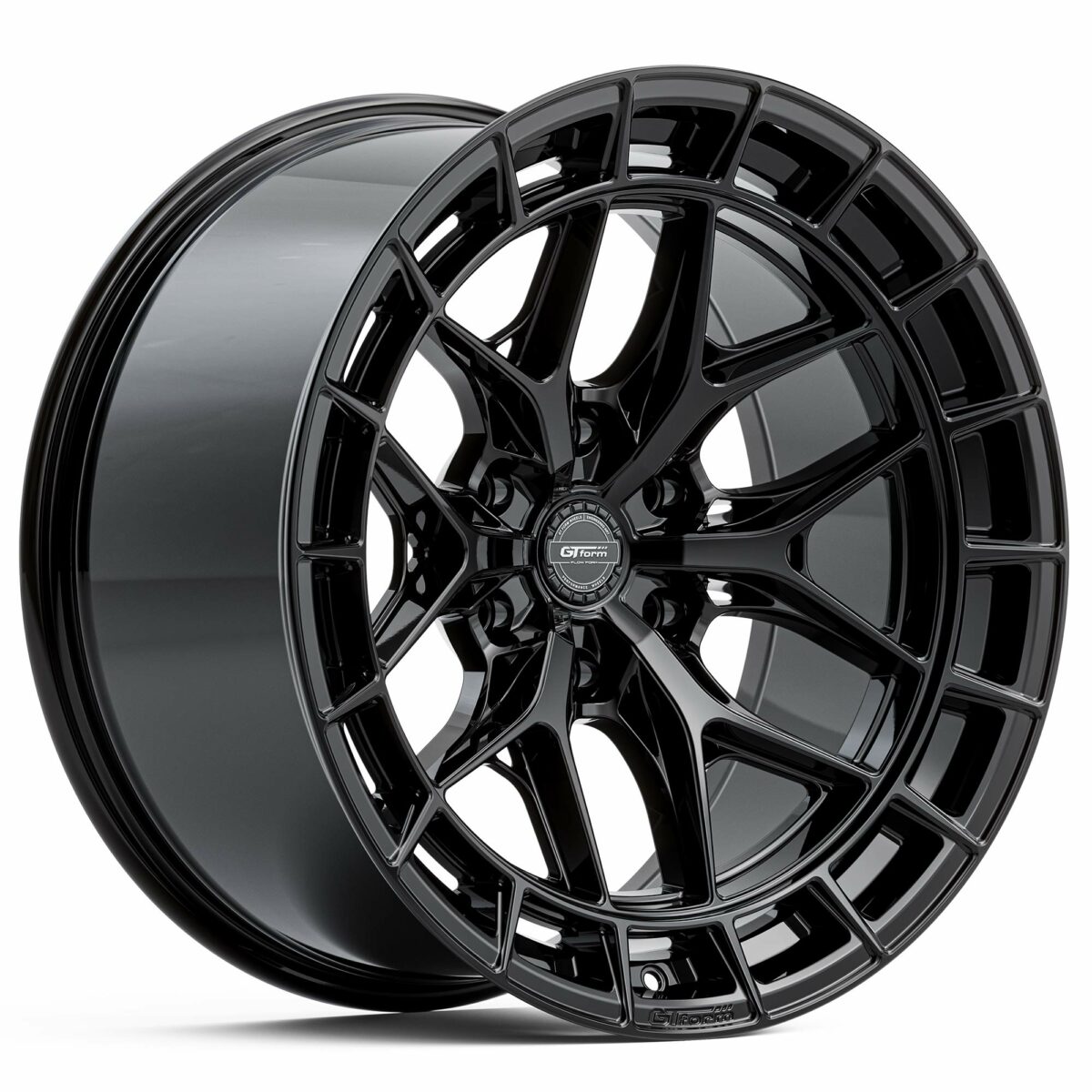 GT FORM GFS10 GLOSS BLACK 20X10 6X114.3 WHEEL ONLY - CNC Wheels