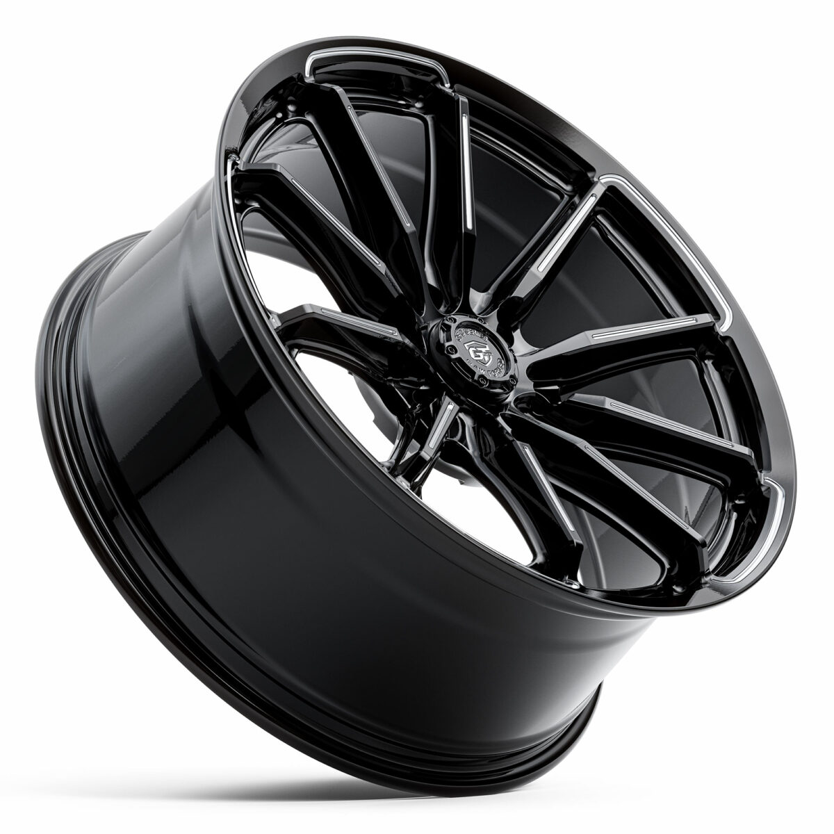 GT FORM GFS6 GLOSS BLACK MILLED 20X9 6X139.7 WHEEL & TYRE PACKAGE - CNC ...