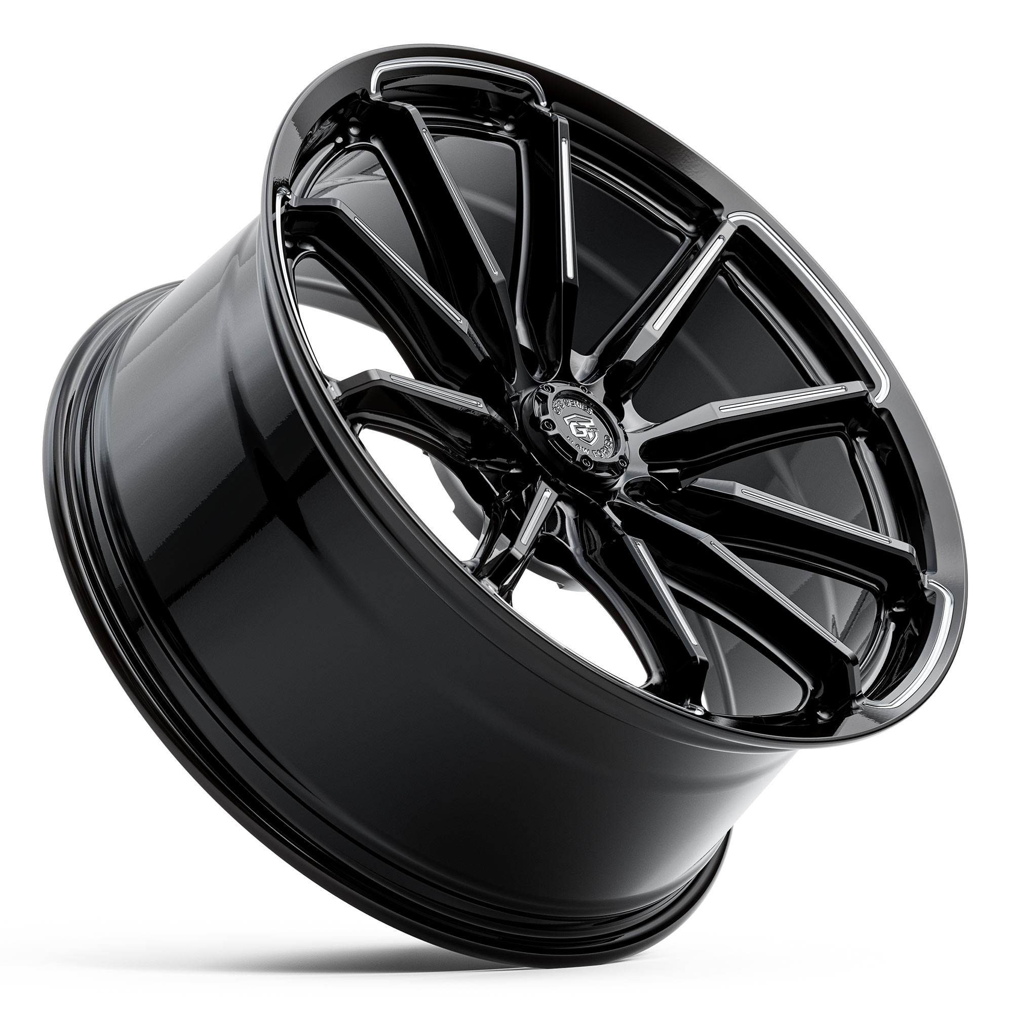 GT FORM GFS6 GLOSS BLACK MILLED 20X9 6X139.7 WHEEL & TYRE PACKAGE - CNC ...