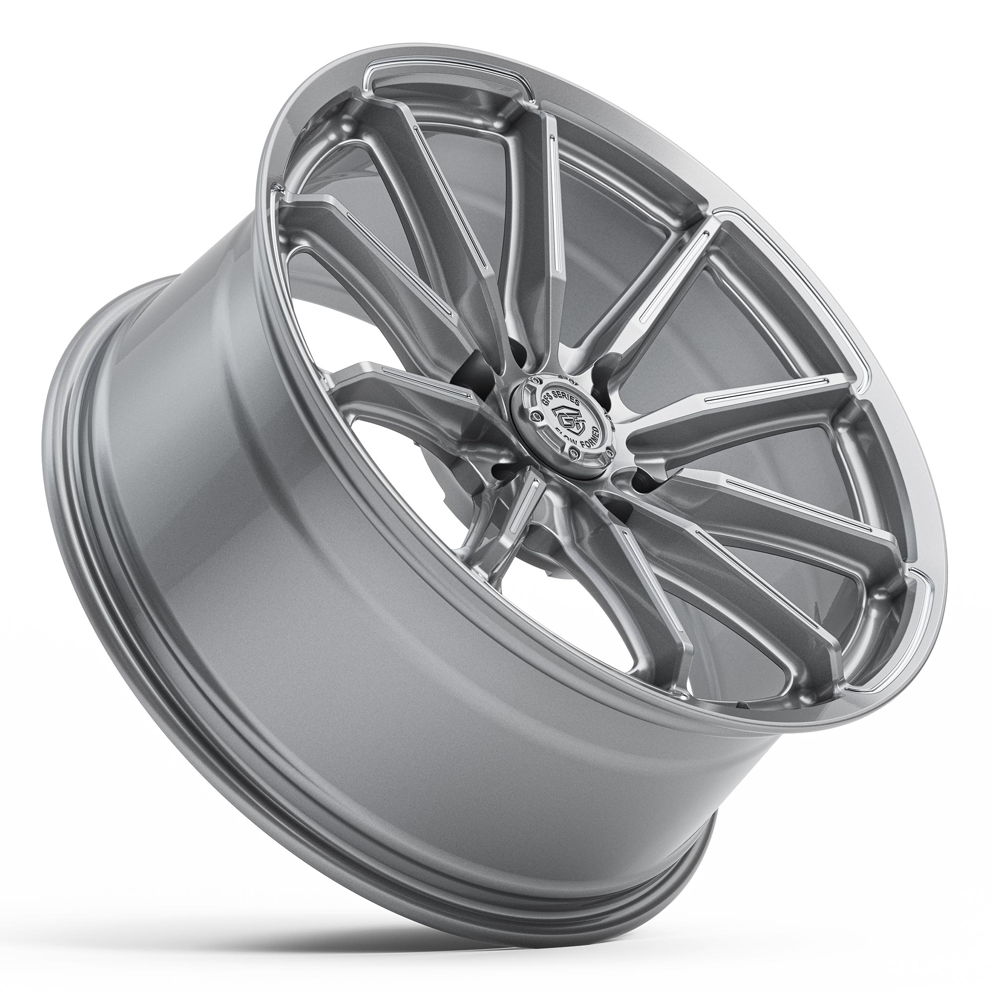 GT FORM GFS6 GLOSS SILVER MILLED 20X9 6X139.7 WHEEL & TYRE PACKAGE ...