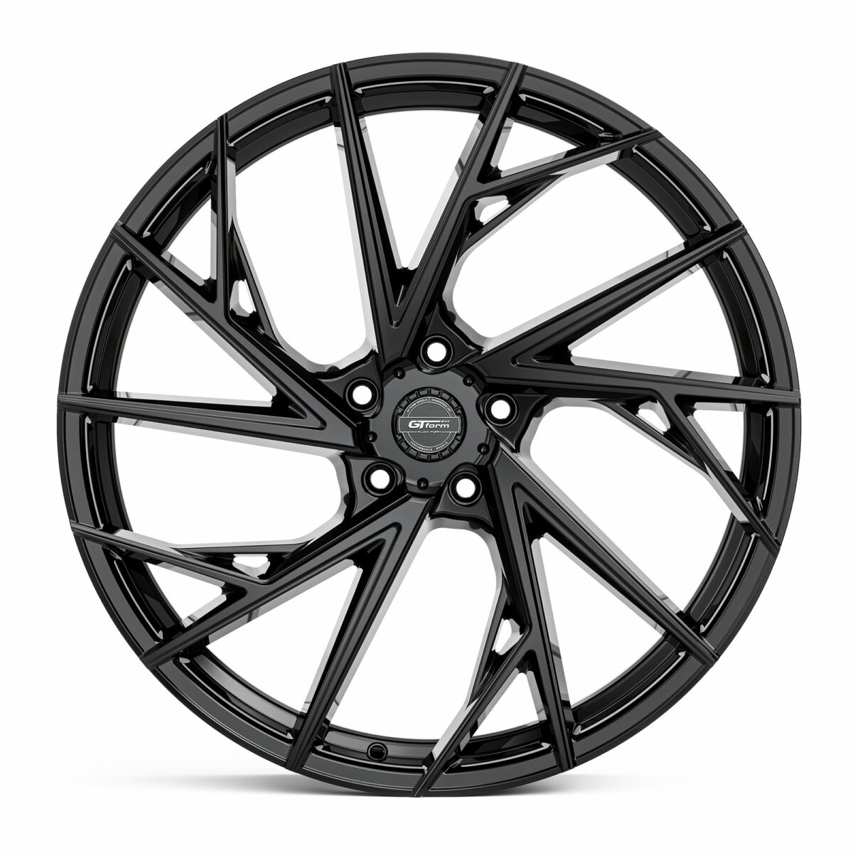 GT FORM RADIUM GLOSS BLACK 22X9 5X120 WHEEL ONLY | CNC Wheels