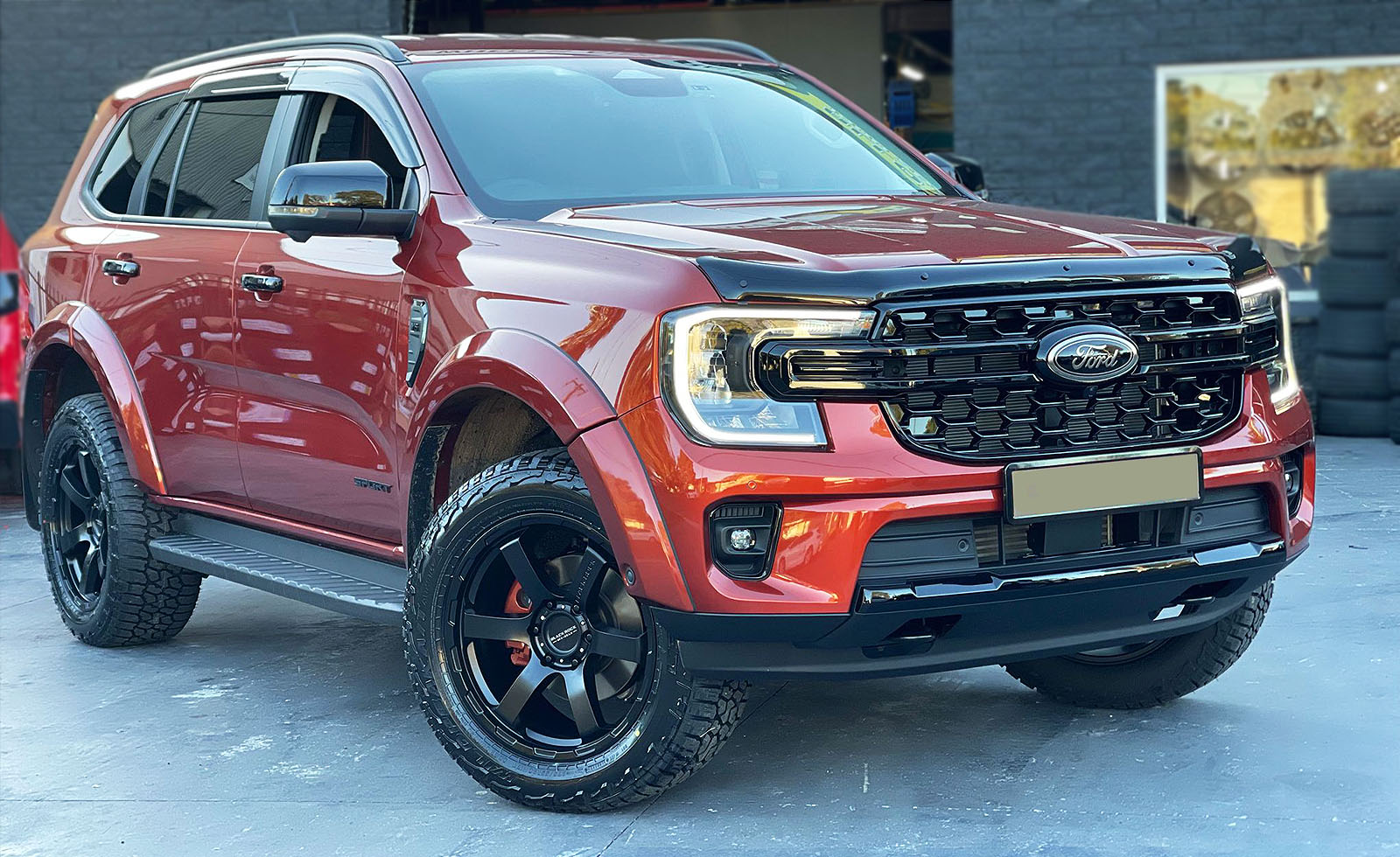 BLACK ROCK GRIP SATIN BLACK 20X9 6X139.7 WHEEL & TYRE PACKAGE - CNC Wheels