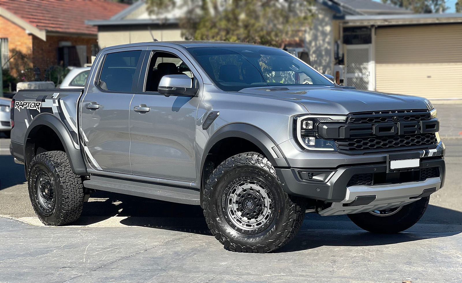 BLACK ROCK MILITARY GUNMETAL GREY WITH BLACK RING 20X9 6X139.7 WHEEL ...