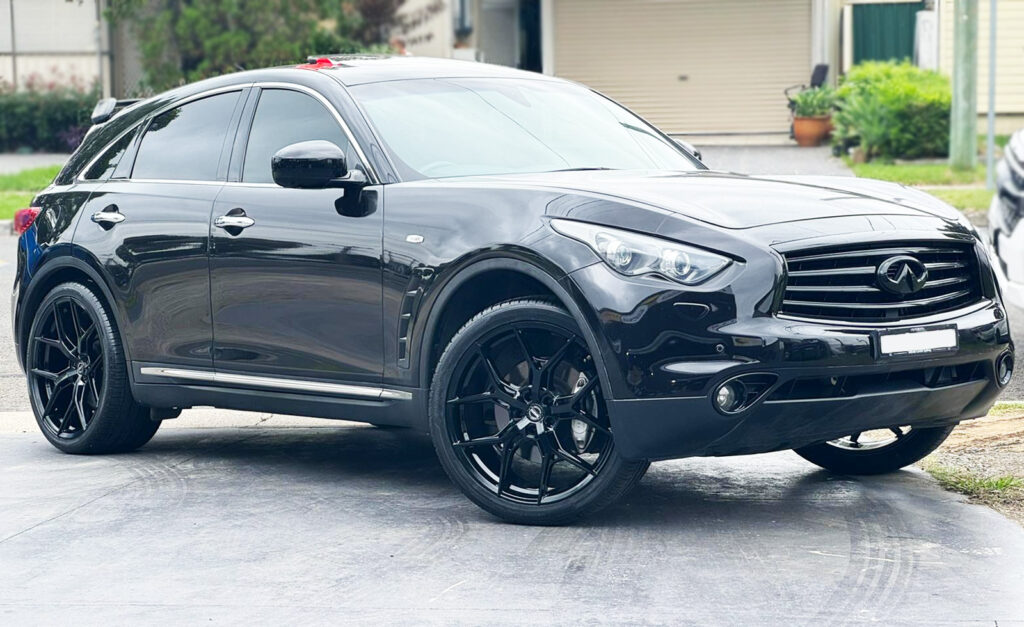 GT FORM TORQUE GLOSS BLACK 19X8.5 5X112 WHEEL - CNC Wheels