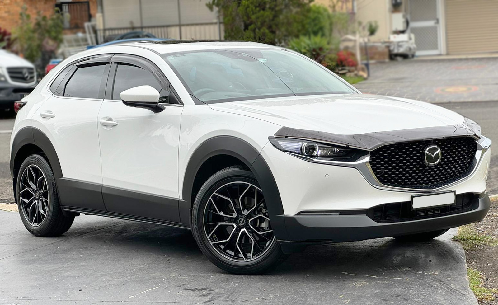 GT FORM MARQUEE GLOSS BLACK MACHINED FACE 18X8 5X115 WHEEL & TYRE ...