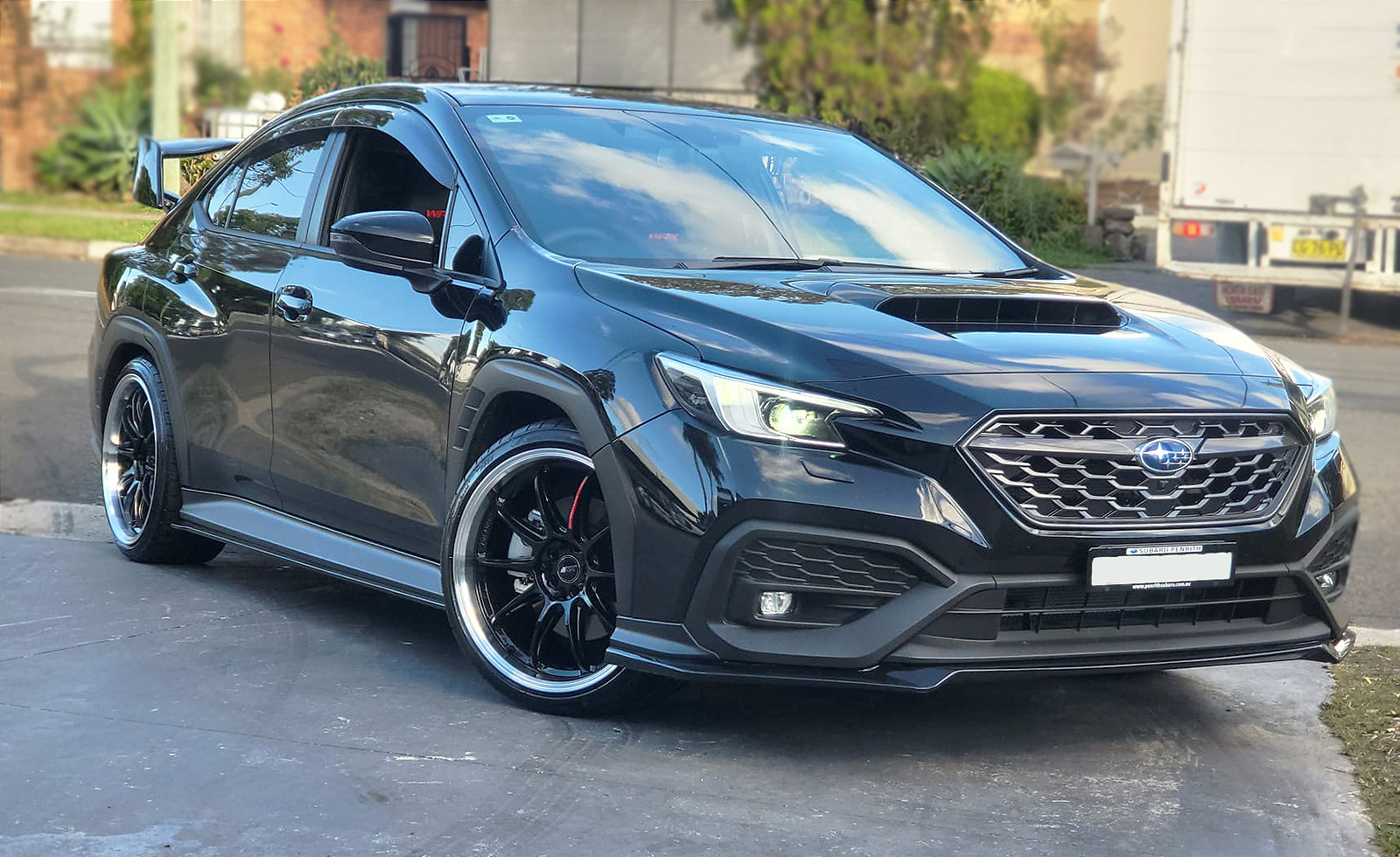 RACING WHEELS JSR ST37 GLOSS BLACK MACHINED LIP 19X8.5 5X118 WHEEL ONLY