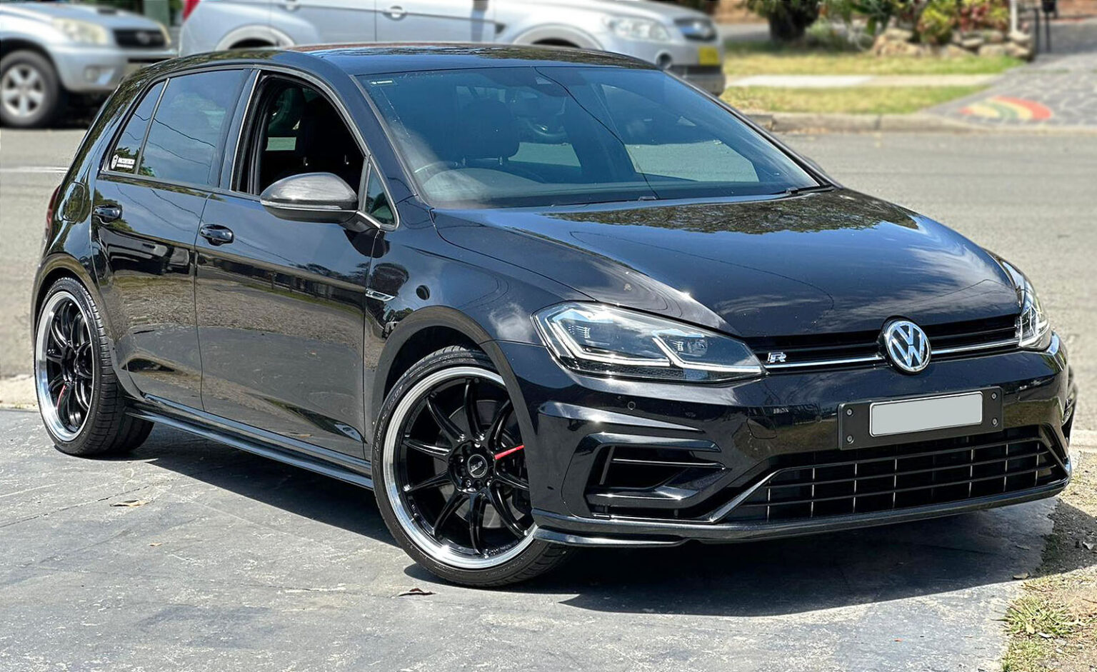 RACING WHEELS JSR ST37 GLOSS BLACK MACHINED LIP 19X9.5 5X120 WHEEL