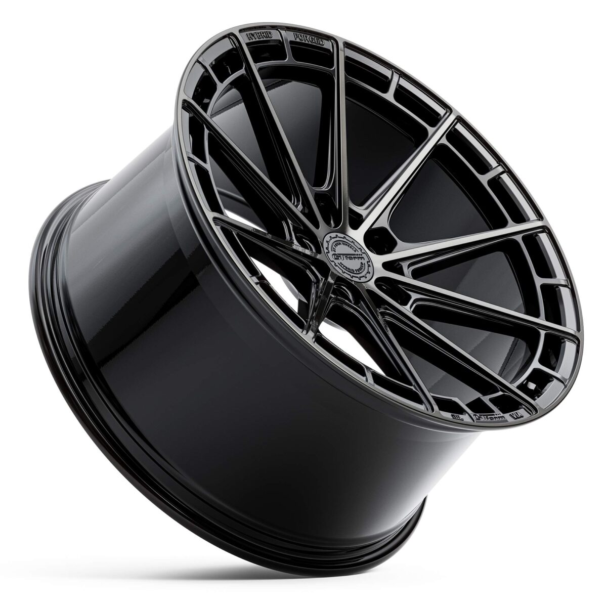 GT FORM HF1.1 HYBRID FORGED GLOSS BLACK TINTED 20X9 5X120 WHEEL - CNC ...