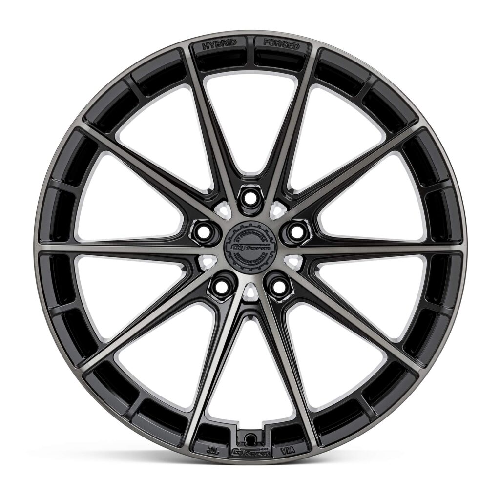 GT FORM HF1.1 HYBRID FORGED GLOSS BLACK TINTED 20X9 5X105 WHEEL - CNC ...