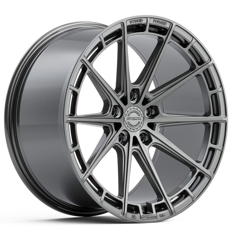 GT FORM HF1.1 HYBRID FORGED GLOSS GUNMETAL 19X10 5X110 WHEEL - CNC Wheels