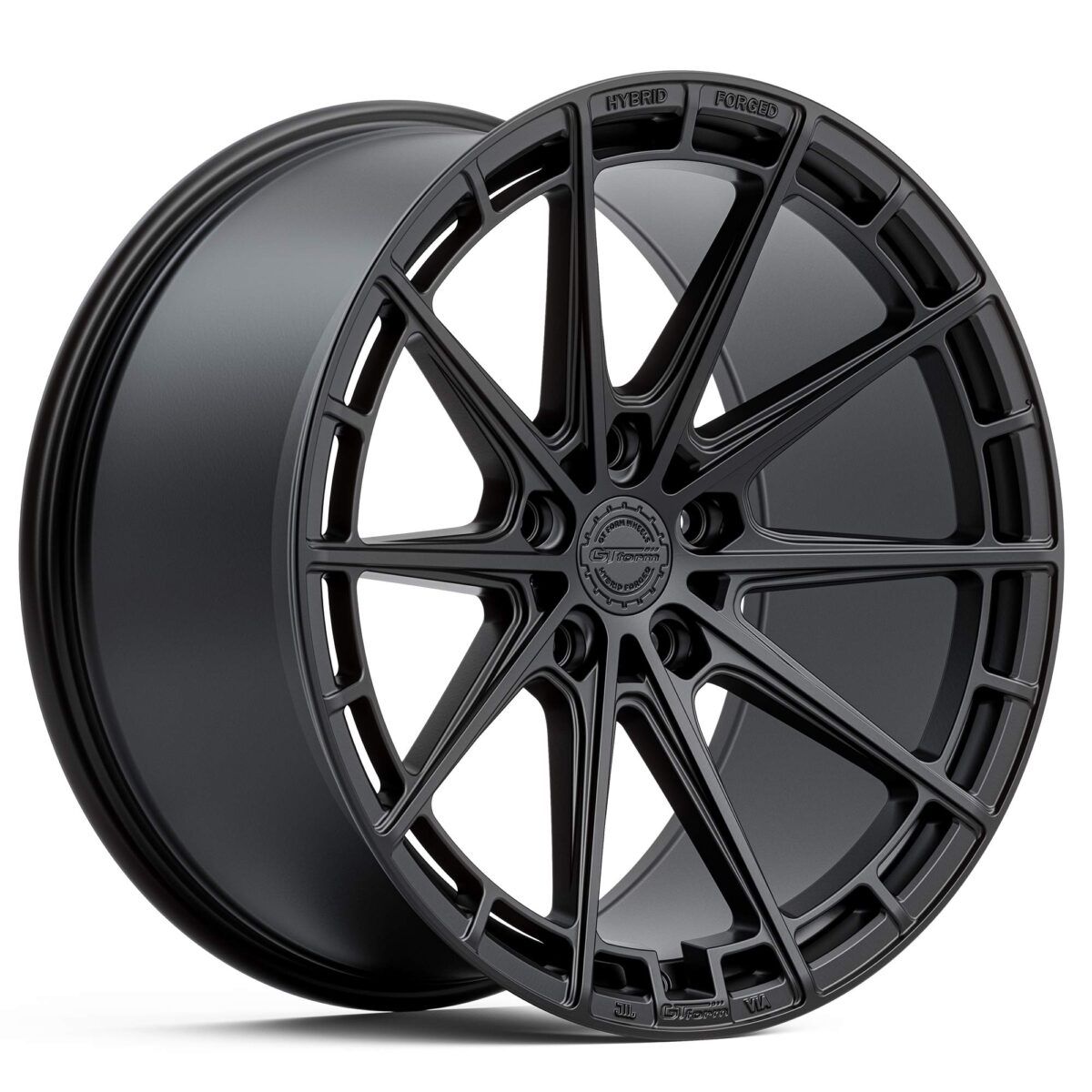 GT FORM HF1.1 HYBRID FORGED SATIN BLACK 19X10 5X115 WHEEL - CNC Wheels