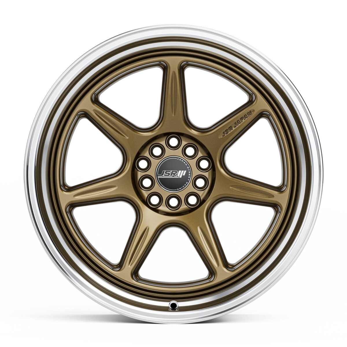 RACING WHEELS JSR ST35 DARK BRONZE MACHINED LIP 18X8.5 5X108 WHEEL