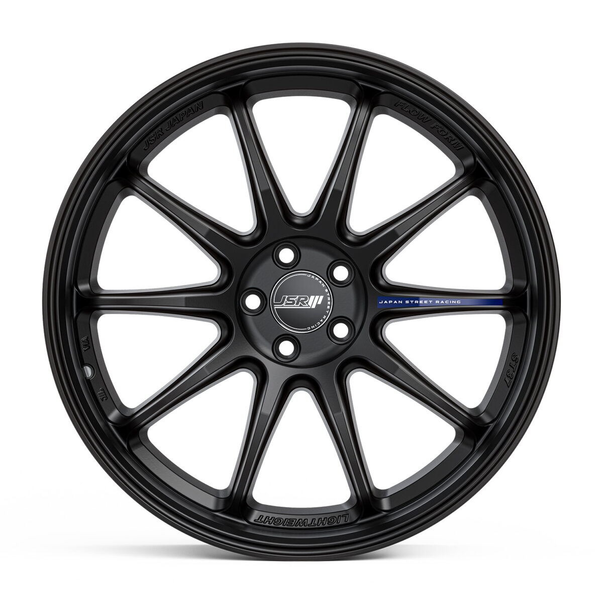 JSR ST37 SATIN BLACK 19X8.5 5X108 WHEEL - CNC Wheels