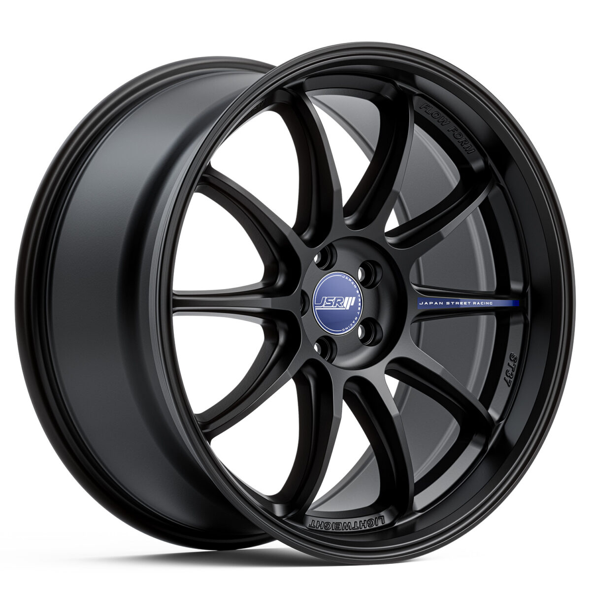 JSR ST37 SATIN BLACK 19X8.5 5X108 WHEEL - CNC Wheels