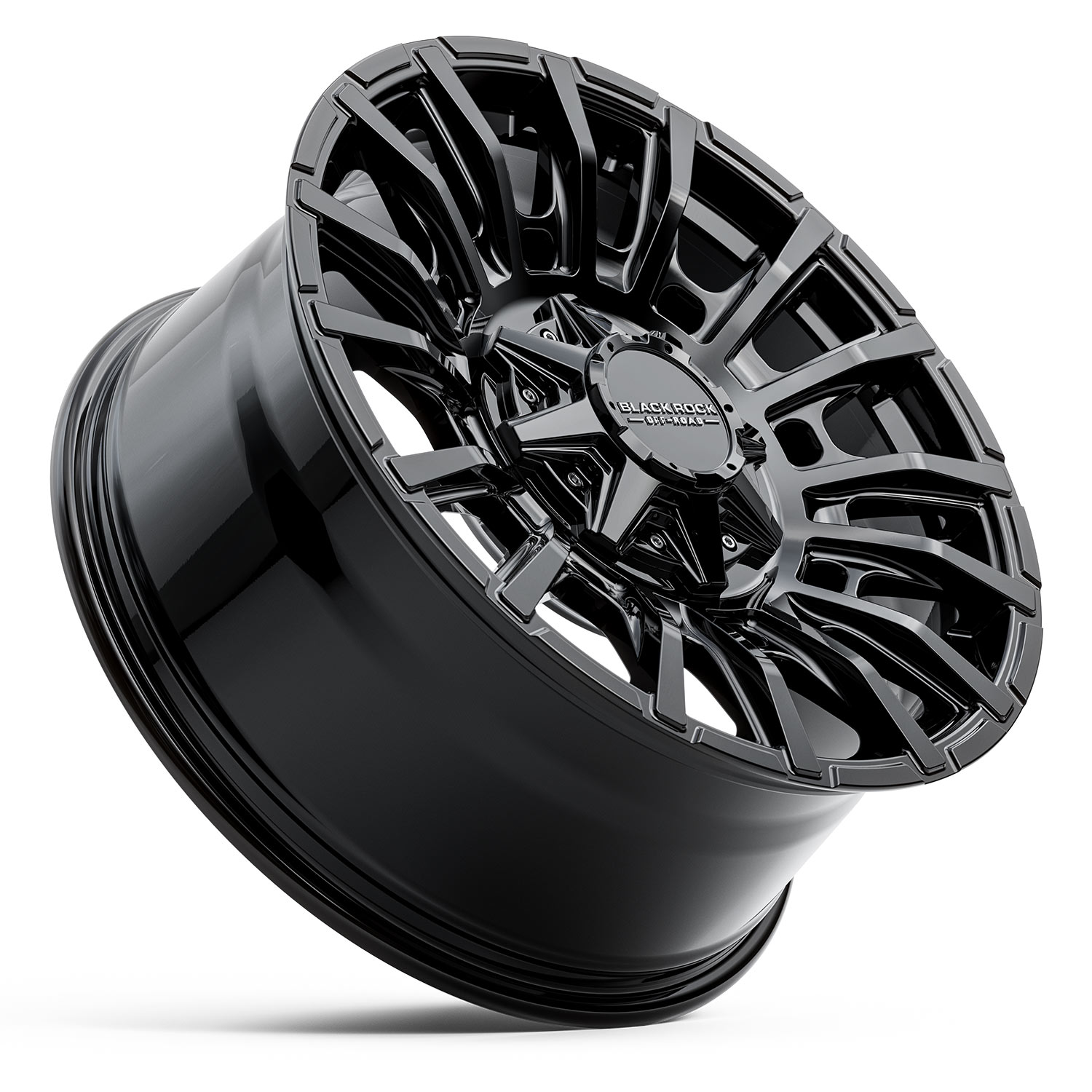 BLACK ROCK MAYHEM GLOSS BLACK 18X9 8X170 WHEEL - CNC Wheels