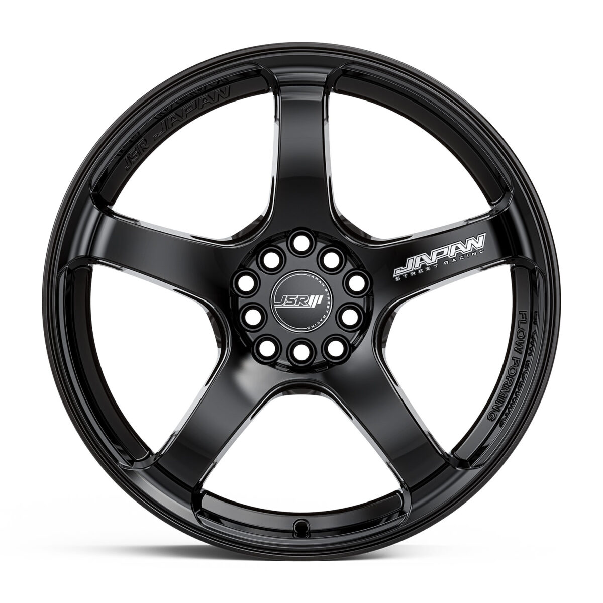 JSR ST52 GLOSS BLACK 18X8 5X114.3 WHEEL - CNC Wheels