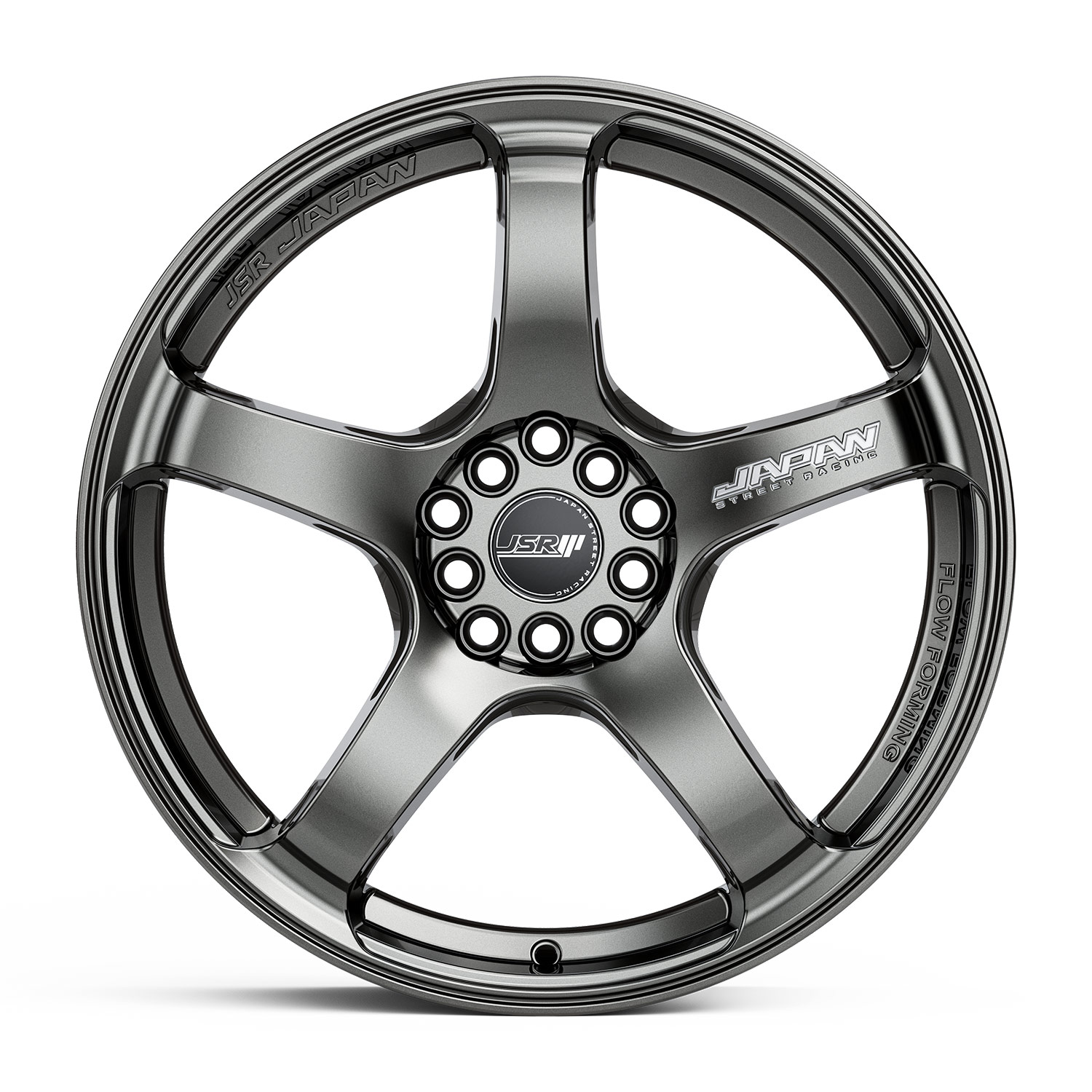 JSR ST52 SHADOW CHROME 18X8 5X112 WHEEL - CNC Wheels
