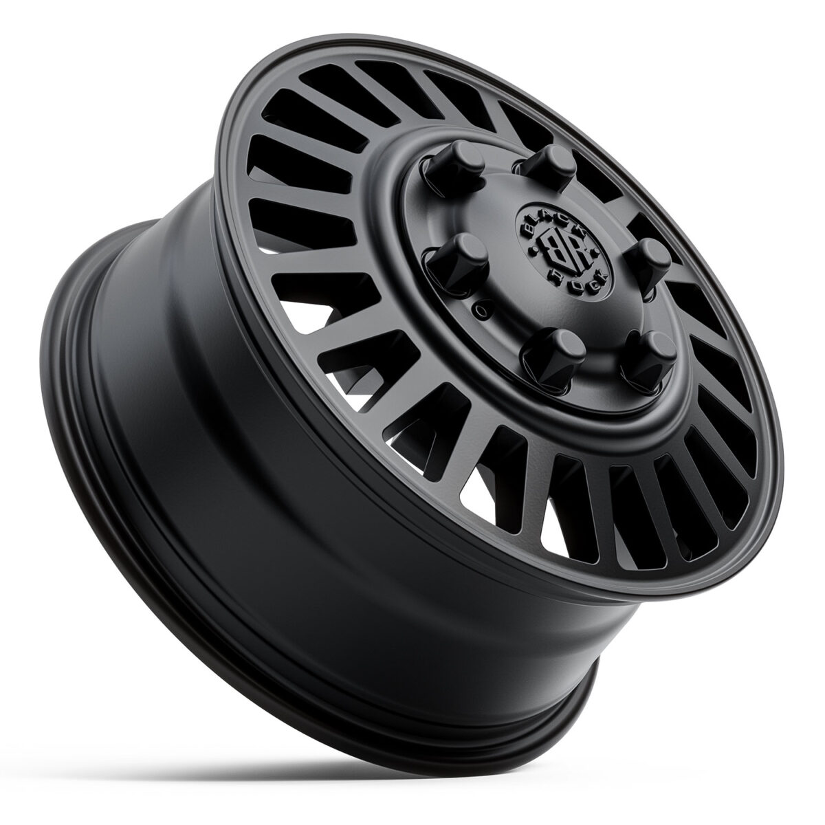 BLACK ROCK CARGO SATIN BLACK 16X7 5X165.1 WHEEL ONLY - CNC Wheels