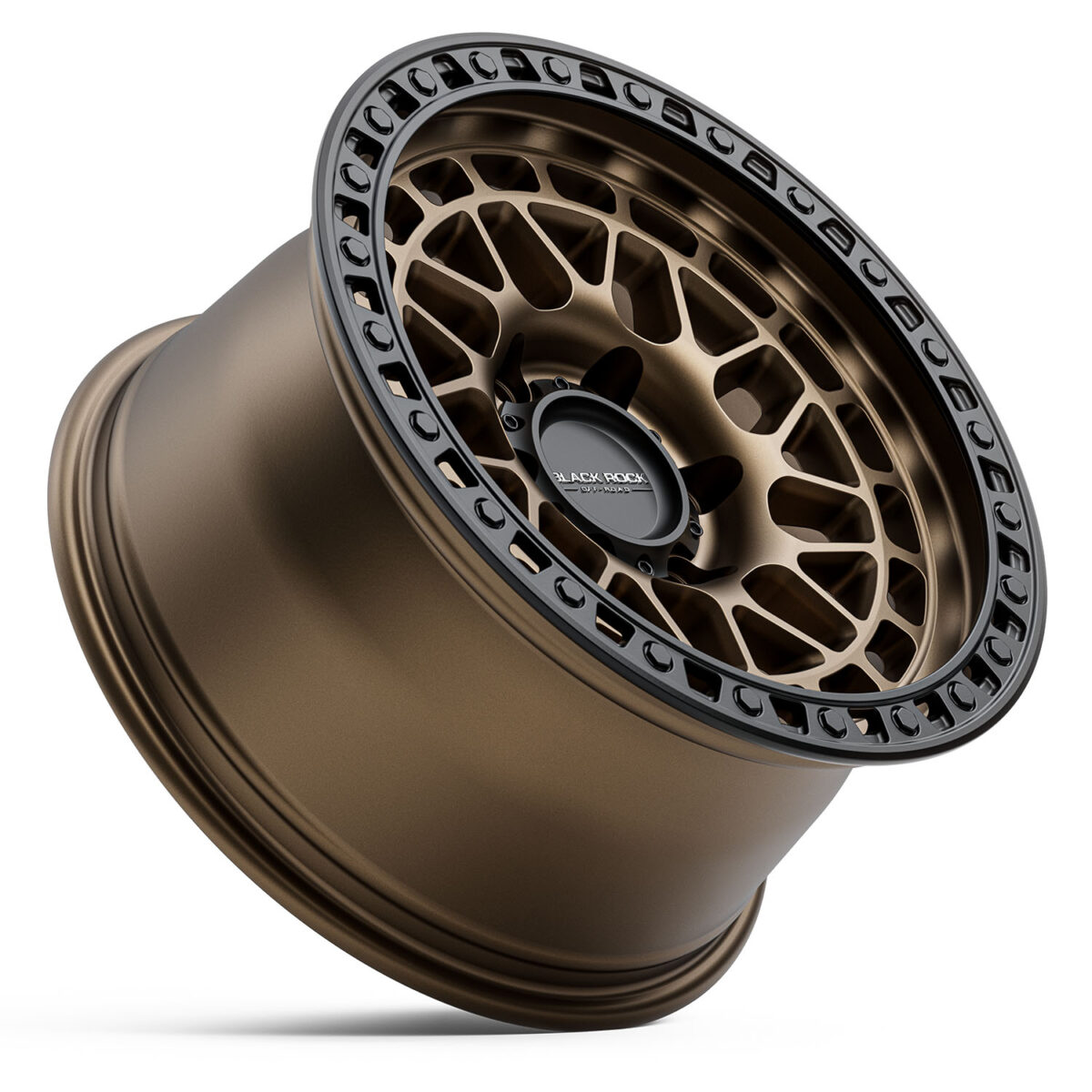 BLACK ROCK FURY DARK BRONZE BLACK RING 17X9 6X139.7 WHEEL ONLY - CNC Wheels